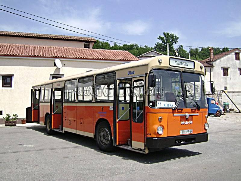 RI-928-AR: MAN SU 220 (Autotrolej - Rijeka)